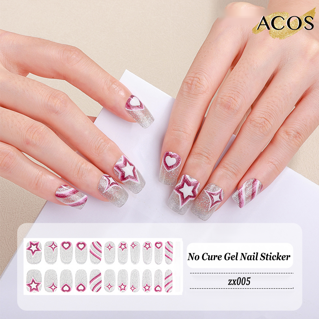 ACOS No Cured Gel Sticker -- Style #005 | Lashmer