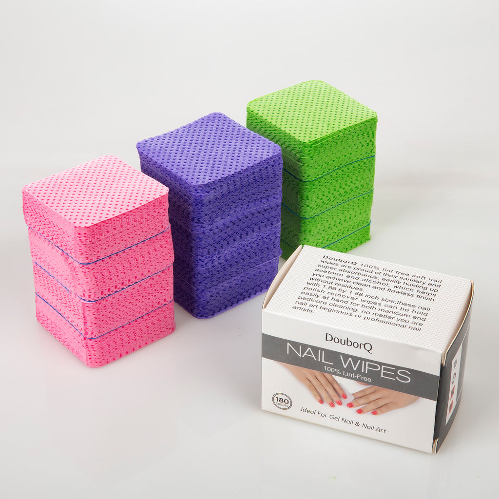 ACOS Nail Wipes Square Shape 180pcs | Lashmer