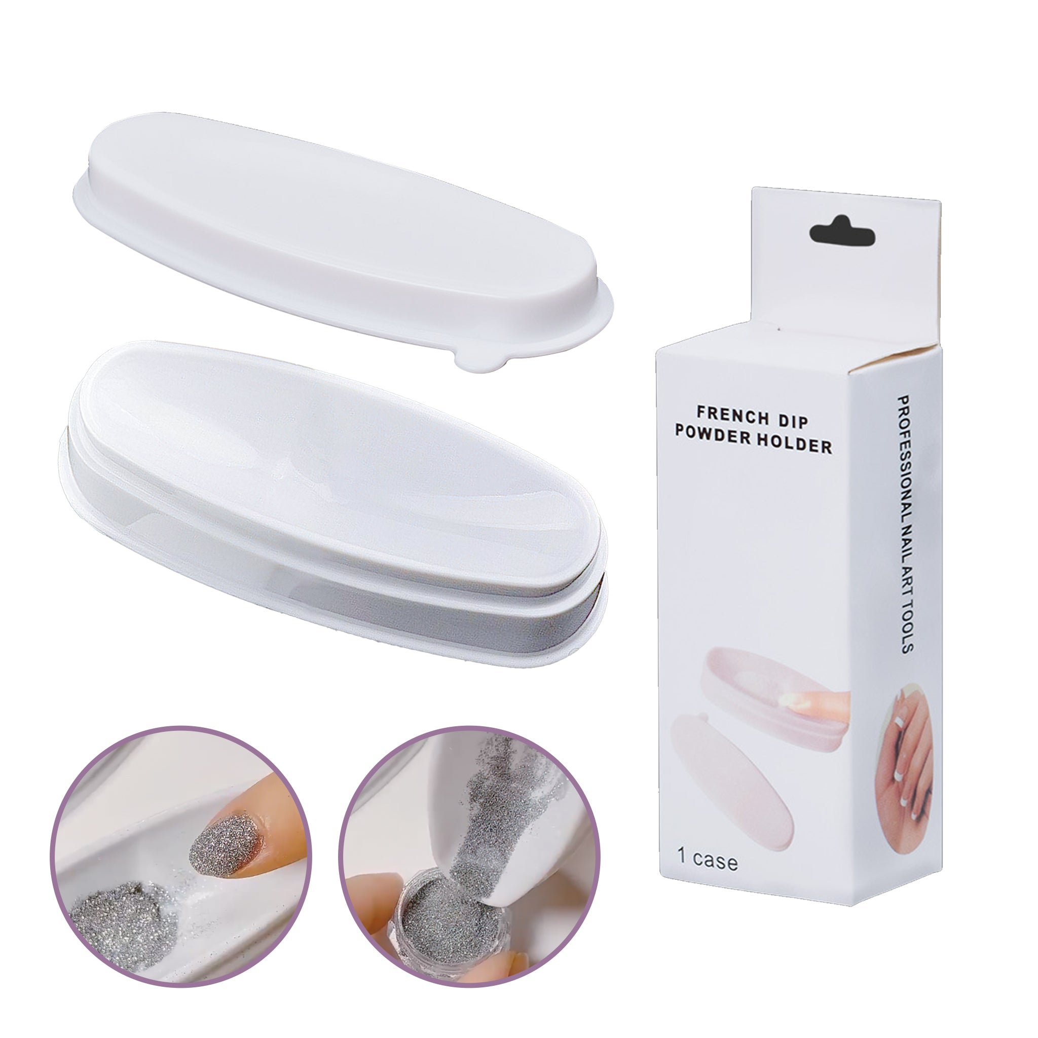 Dipping Powder Tray - White | Lashmer